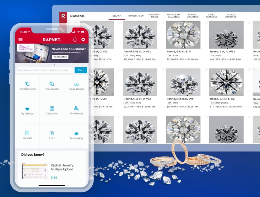 Rapnet是什么？如何接入Rapnet api来展示钻石的数据