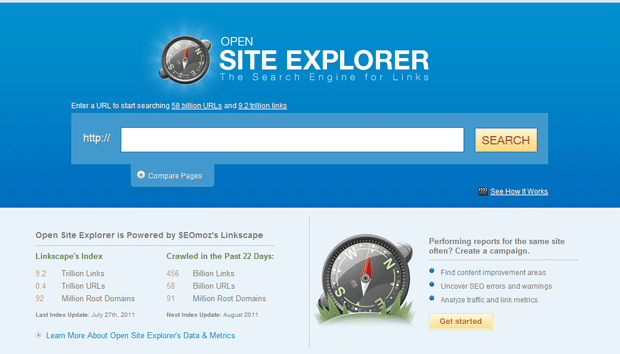 谷歌SEO外链工具Open Site Explorer - 郑州外贸建站公司 | 白帽谷歌SEO优化 | 谷歌SEM | 郑州白帽子